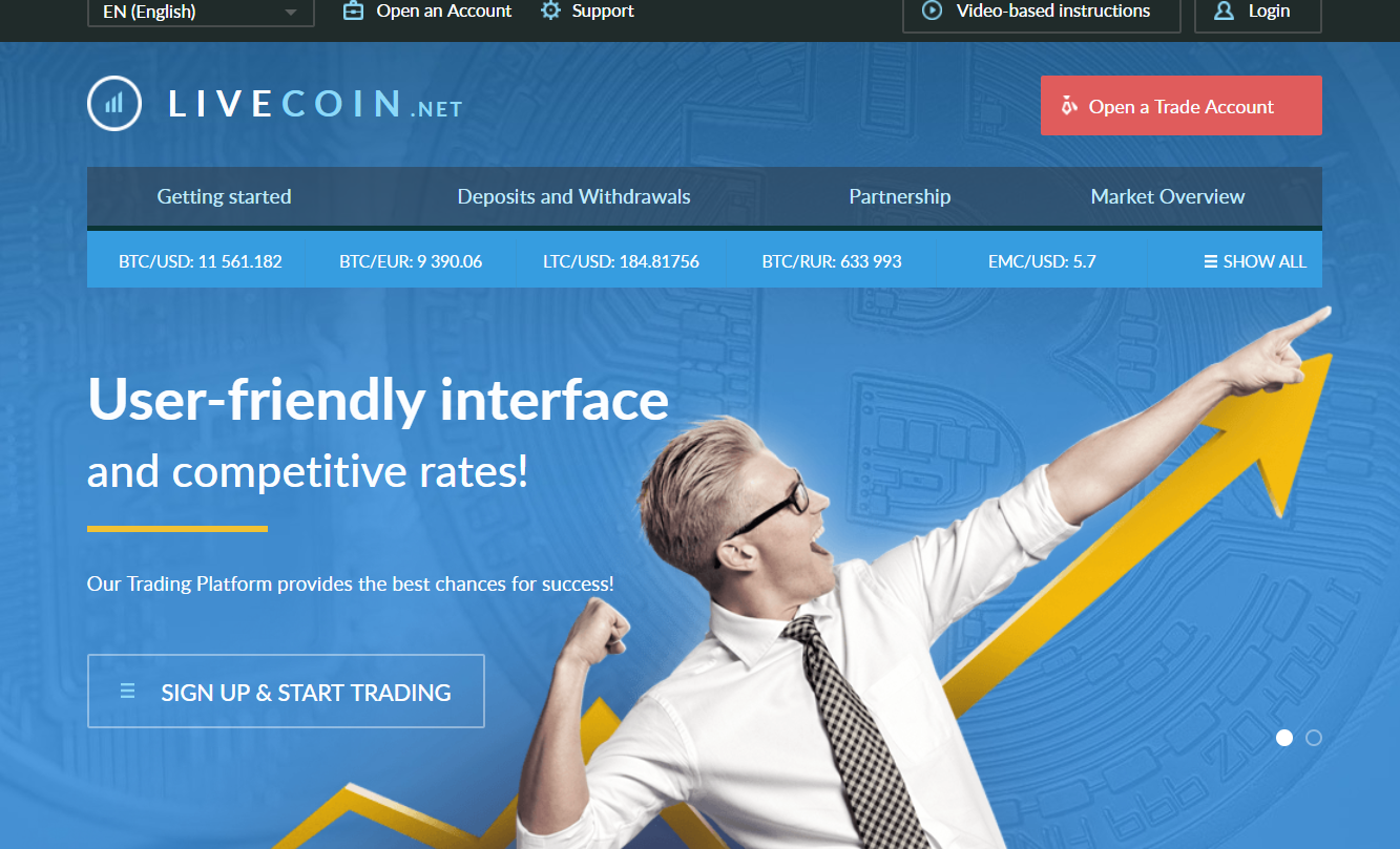 仮想通貨でBOができるLivecoin(ライブコイン)登録方法 | 最強SEの仕事術